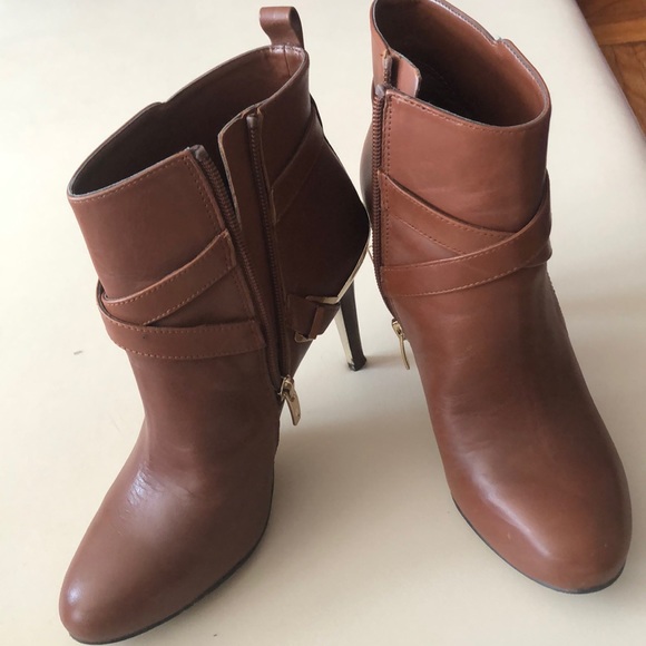 Marc Fisher | Shoes | Mark Fisher Brown Ankle Boots | Poshmark